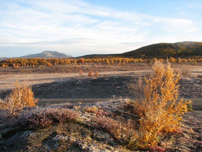 Bild: Höst i Valdres Norge - Utsidan